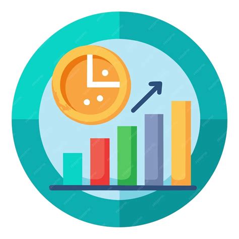 A Colorful Circle With A Diagram On It And A Graph On The Top Premium