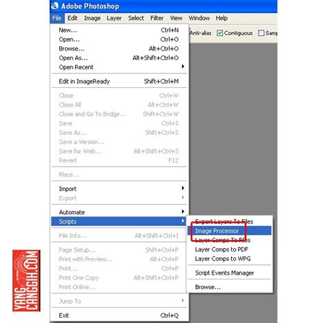 Tutorial Resize Multiple Image Dengan Photoshop Yangcanggihcom