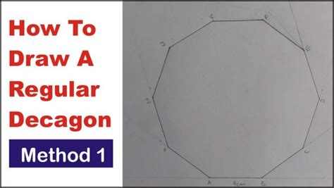 How To Draw A Decagon When Given The Length Of The Sides PA Academy