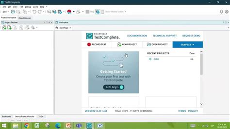 Parte 1 Curso Testcomplete Interface Y Menús Youtube