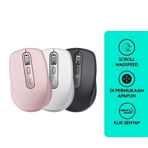 Jual Mouse Logitech Mx Anywhere 3s Wireless Bluetooth Silent Rechargeable Shopee Indonesia
