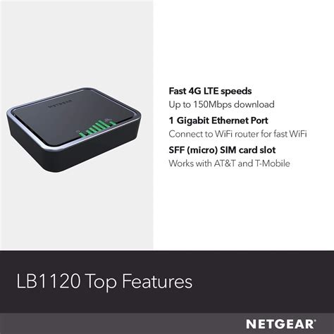 NETGEAR G LTE Broadband Modem Use LTE As Primary Internet Connection LB On Galleon