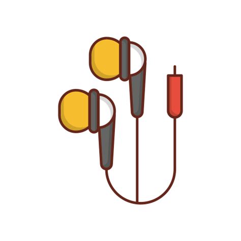 Earphones Generic Outline Color Icon Earphones Generic Outline Color Icon