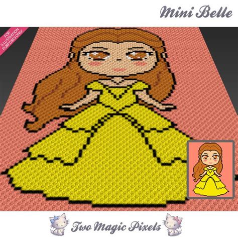 Mini Moana C2c Graph Sc Graph Cross Stitch Graph By Two Magic Pixels Artofit