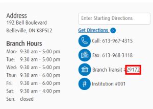 Find Your Transit Number And Account Number Cansumer