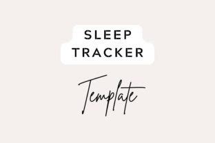 Printable Sleep Tracker Template Graphic By Realtor Templates Creative Fabrica