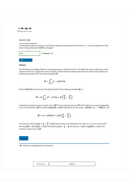 Practice Problems Part A Calculus Mitx Residential 2 1 9a Apr 26 Bookmark This Page Answers
