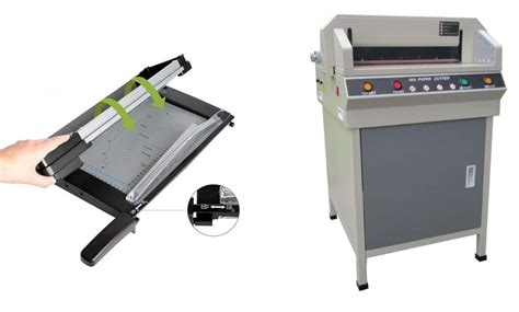 بررسی کاربردها و ویژگی‌های انواع دستگاه برش کاغذ تحریر گستر