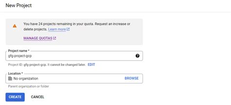How To Create A Gcp Project Geeksforgeeks
