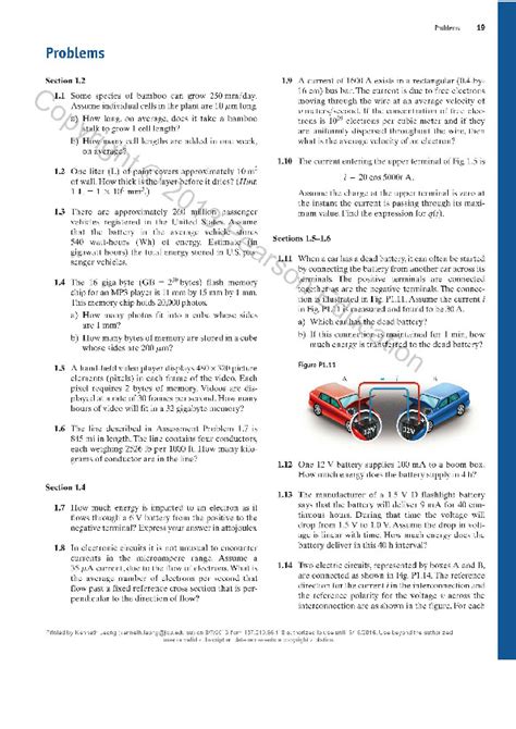 Chapter1 Problems First Year Engineering Circuit Theory Pdfcoffee Com