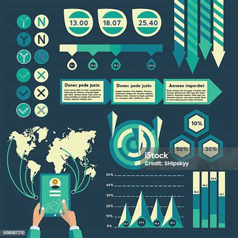 Elemen Infografis Ilustrasi Stok Unduh Gambar Sekarang Bagan
