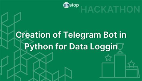 Creation Of Telegram Bot In Python For Data Logging By Edgein