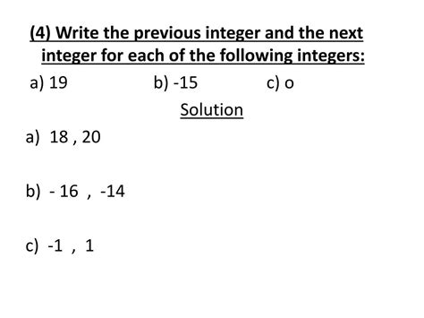 PPT The Set Of Integers PowerPoint Presentation Free Download ID