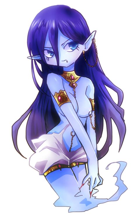 Rule 34 1girls Blue Skin Female Female Only Genie Magi The Labyrinth Of Magic Paimon Solo