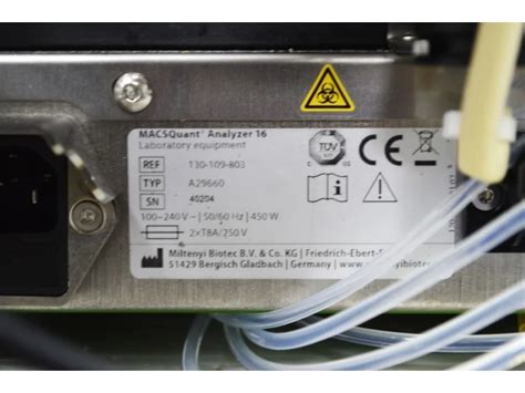Miltenyi Macsquant Analyzer 16 Flow Cytometer 3 Lasers 14 Colors 16 Detectors Unit 3