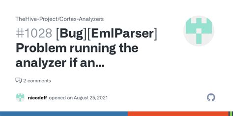 Bug Emlparser Problem Running The Analyzer If An Attachment Contains The Character