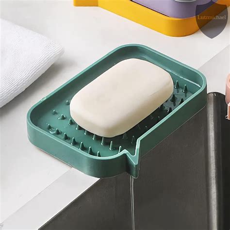 Ivy Bronx Self Draining Soap Dishes Silicone Soap Dish With Drain