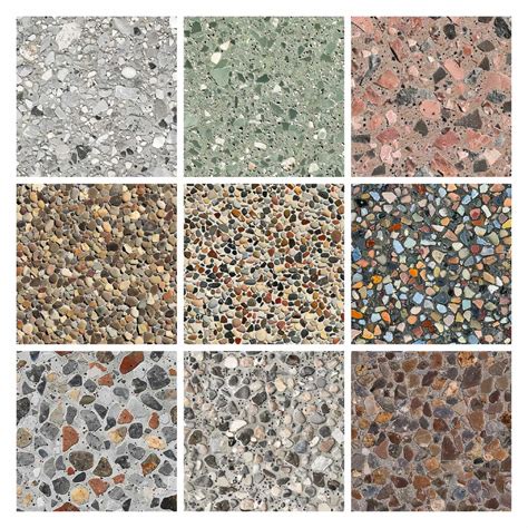 Pattern Library Exposed Aggregate Textures Post Digital Architecture