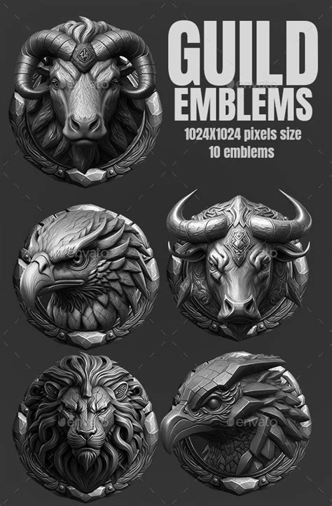 Guild Emblems 1 Emblems Guild Pixel Size