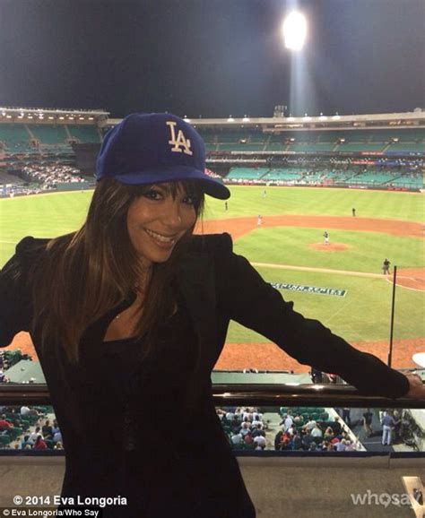 Eva Longoria Brings Hollywood Glamour To Baseball Match As She Cheers