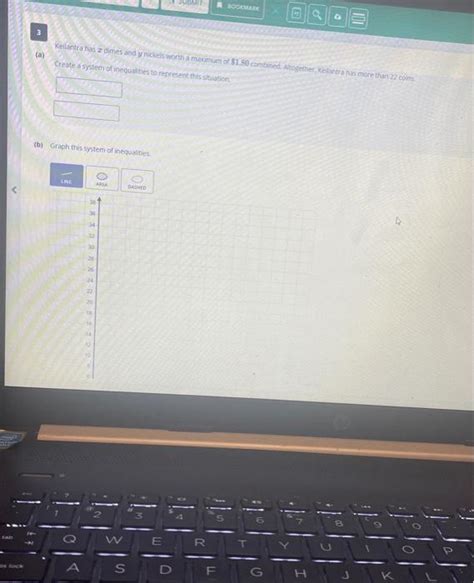 Solved Create A System Of Inequtailies To Represent Thils