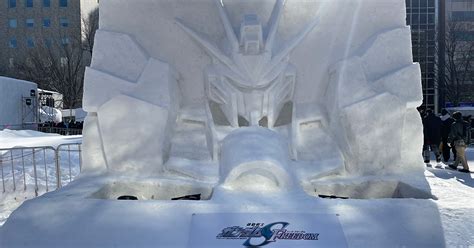 展期至2月11日2024 札幌雪祭振揚自由鋼彈雪像照片報導 GUNDAM INFO