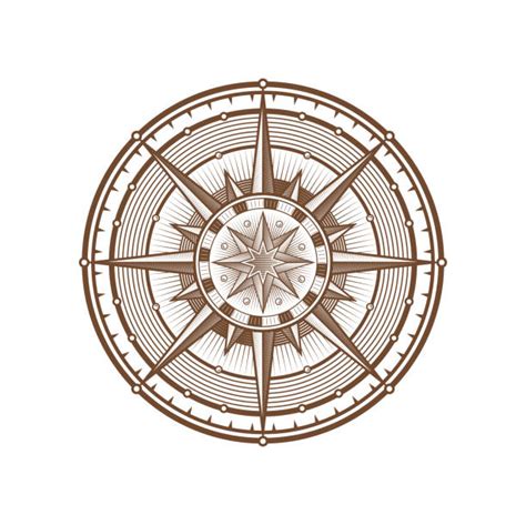 Chinese Compass Symbols Ancient Chinese Compass Hi Res Stock
