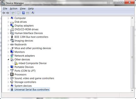 Serial Port Not Working Device Manager Mbed Composite Device Has