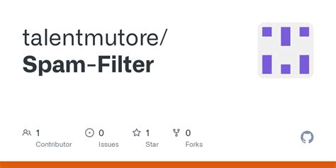 Github Talentmutore Spam Filter