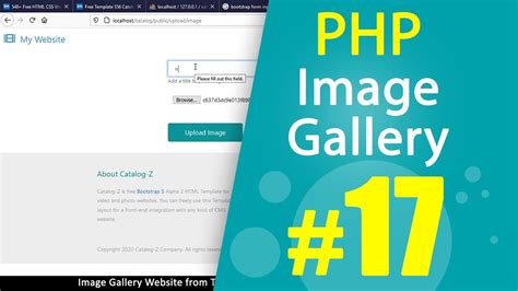 Php Image Gallery Website From Html Template Tutorial Part17 Mvc Oop Quick Programming Youtube