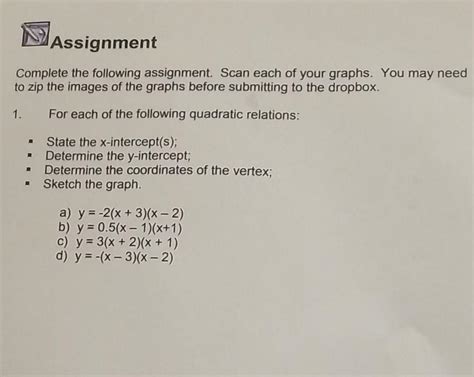 Solved Assignment Complete The Following Assignment Scan