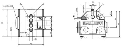 BNS0577 BNS 813 B04 R08 40 60 01 Mechanical Multiple Position Limit Switches With Safety