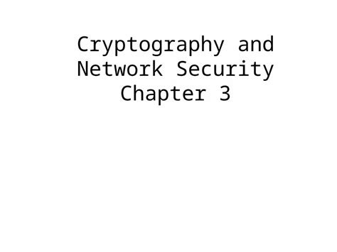 Ppt Cryptography And Network Security Chapter 3 Chapter 3 Block Ciphers And The Data