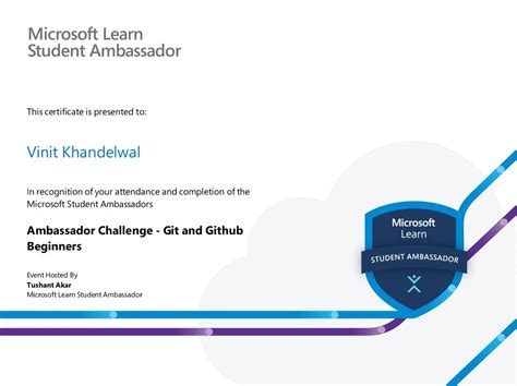 Vinit Khandelwal On Linkedin Git Github Microsoftlearn Mlsa Certification Techskills