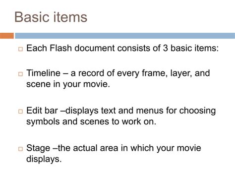 An Introduction To Adobe Flash Cs3 Pptx