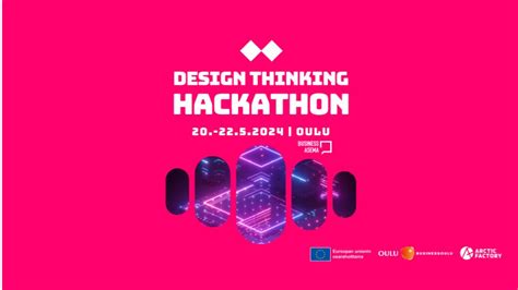 Design Thinking Hackathon Companies Oulues Oulu Entrepreneurship