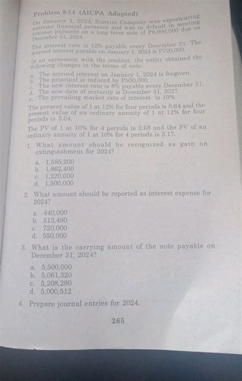Problem AICPA Adapted On January StudyX