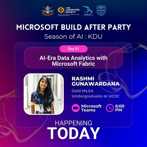 Datainspirekdu On Linkedin Azureai Ai Microsoft Ieeecs Kdu