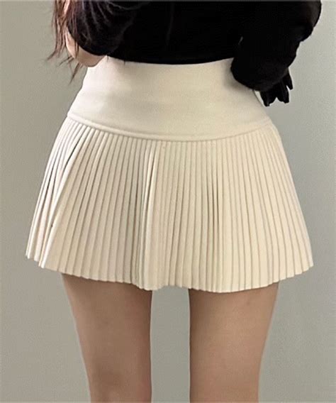 당일 진짜 예쁨 [ 핏존예 영상핏 ] 주름 플리츠 미니 스커트 치마 속바지 내장 에이블리