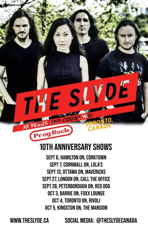 Prog Rockers The Slyde Announce “10 Years And Counting Tour” House Of Prog