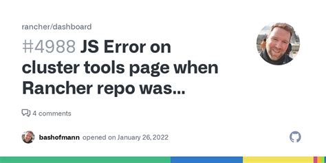 Js Error On Cluster Tools Page When Rancher Repo Was Deleted · Issue