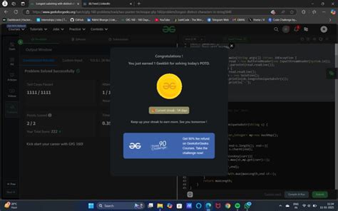 nikhil bhange on linkedin geeksforgeeks gfg160 geekstreak2025 dsa gfgchallenge 160daysofcode…