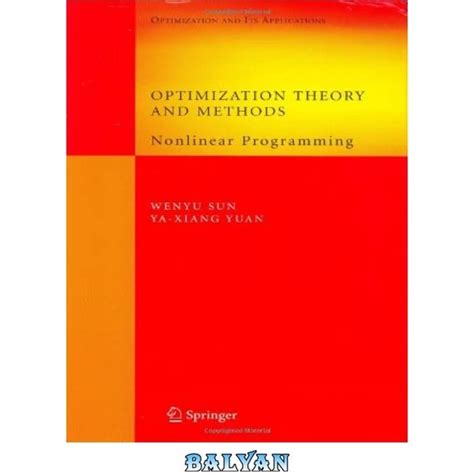 خرید و قیمت دانلود کتاب Optimization Theory And Methods Nonlinear