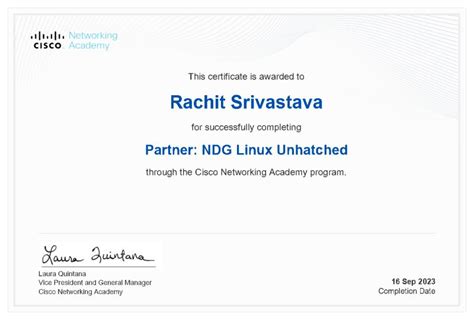 Rachit Srivastava On Linkedin Im Happy To Share That Ive Obtained A New Certification Cisco