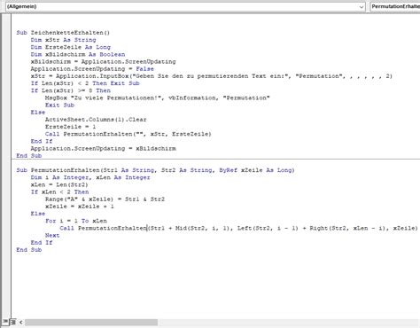 Alle Permutationen In Excel Generieren Automate Excel