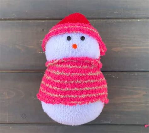 Sock Snowman In 10 Minutes DIY Joy