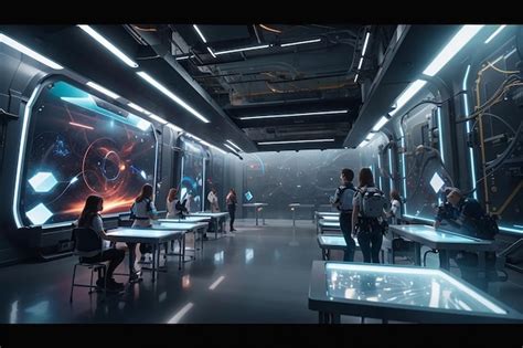 Immersive Physics Exploration Futuristic Classroom Adventures In