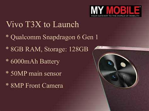 Vivo T3X To Launch With Massive 6000mAh Battery And Affordable Pricing My Mobile India