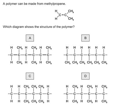 Polymers CIE IGCSE Chemistry Multiple Choice Questions Hard Save My Exams Polymers CIE IGCSE Chemistry Multiple Choice Questions Hard Save My Exams