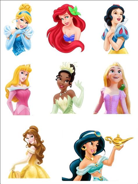 Disney Princess Cupcake Toppers Free Printable Disney Princess Cupcakes Disney Princess Cake